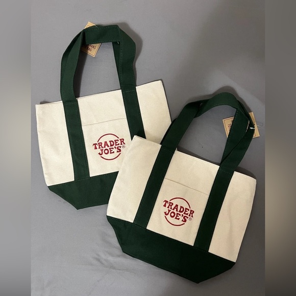 Trader Joe’s | Bags | Nwt Trader Joes Mini Canvas Bag Limited Edition ...